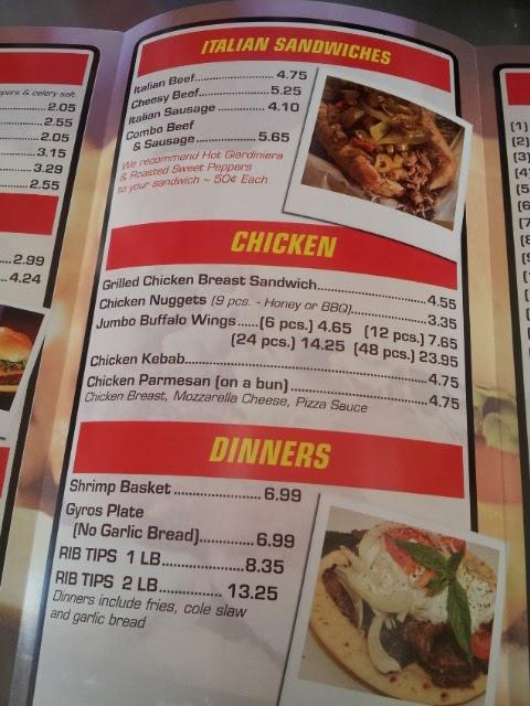 Menu at Hot Dog Express restaurant, Hoffman Estates, N Roselle Rd