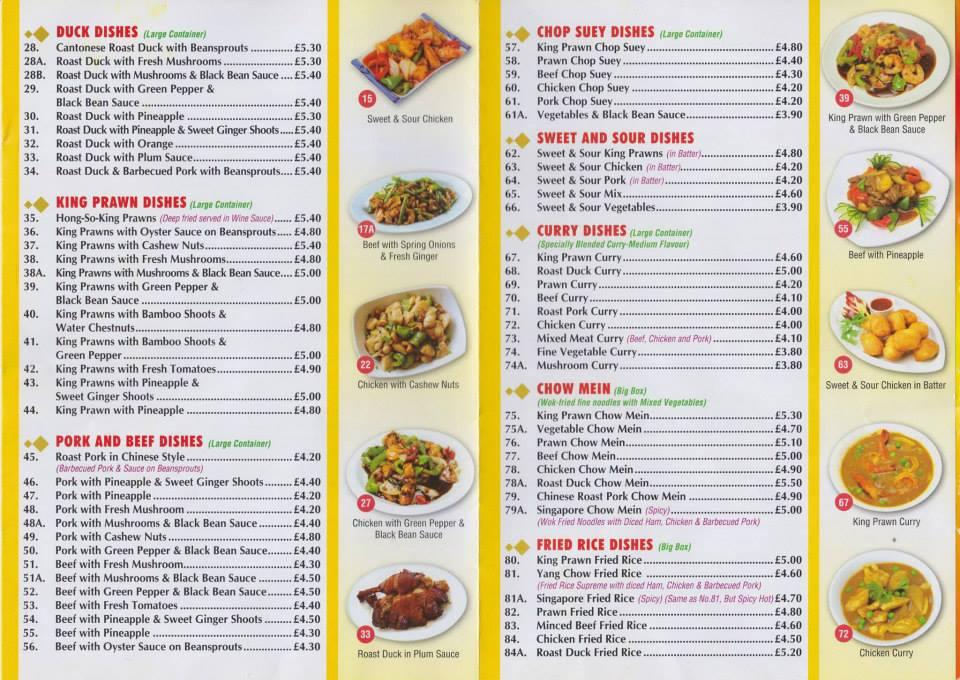 Menu at Lee's Happi Eater fast food, Stoke-on-Trent