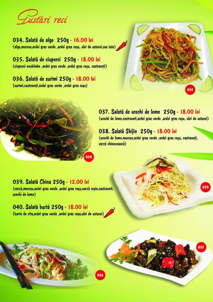 Menu at Restaurant Chinezesc Panda, Galați
