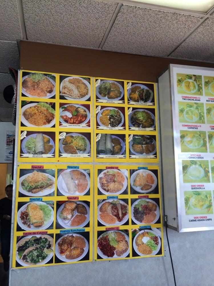 Menu at Super Oscar's Mexican Food restaurant, Newport