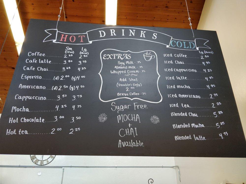 Menu at The Ranch Cafe, Sea Ranch