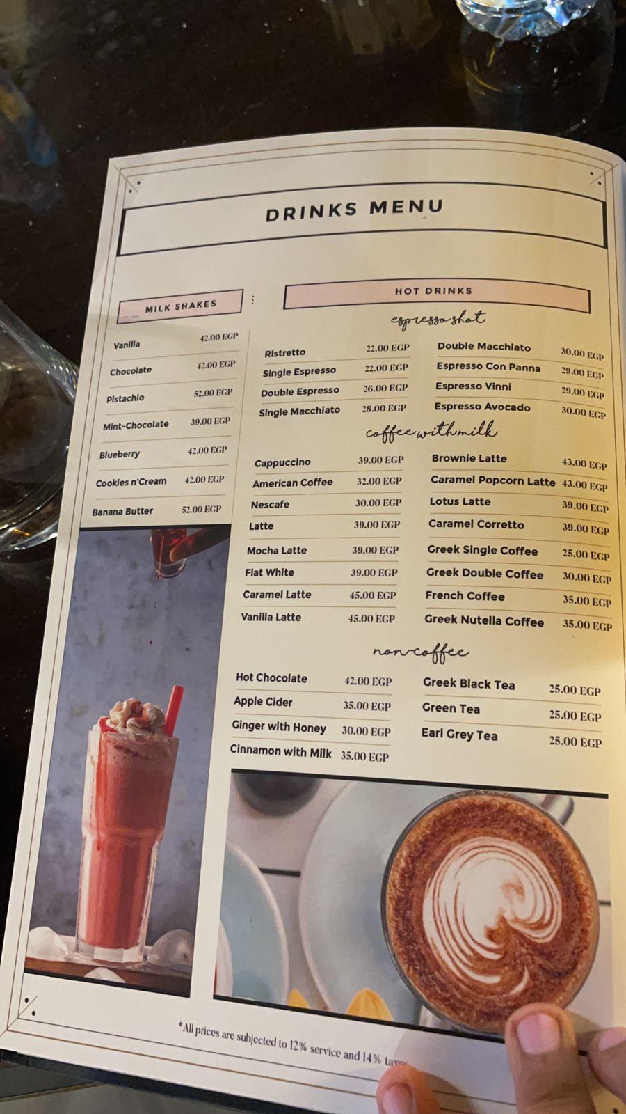Speisekarte von Ayla's eatery restaurant, Sheikh Zayed City