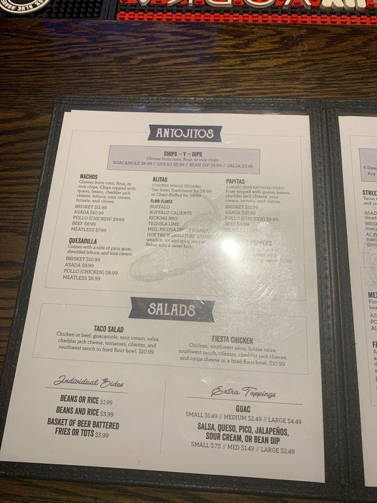 Menu at The Corner Kick Cantina - Sports Bar •Tacos•Tequila, Omaha