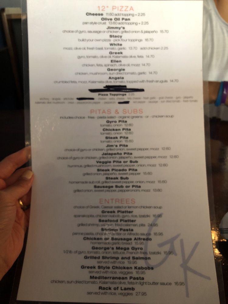 Menu at George's Kitchen restaurant, Phoenix, N 16th St Ste 1