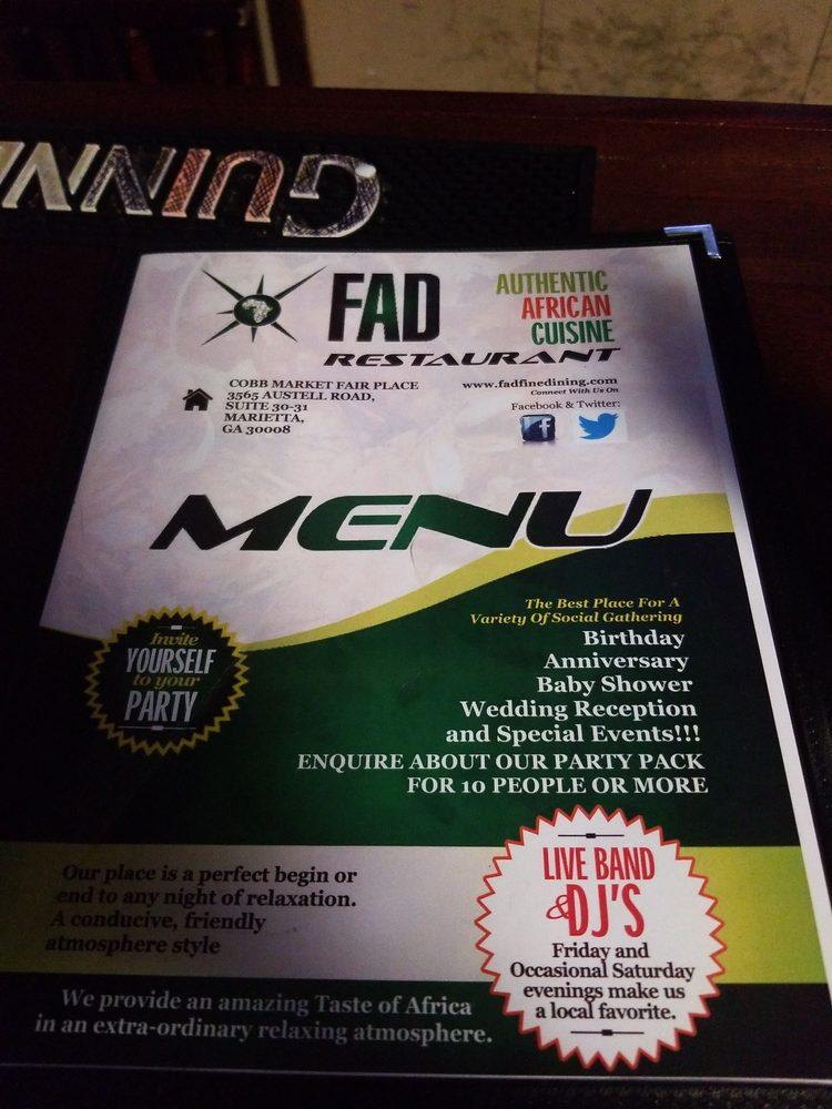 Fad Restaurant in Marietta - Restaurant reviews