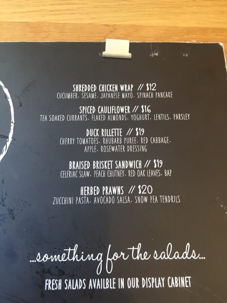 Menu at Goodness Gracious Cafe, Graceville