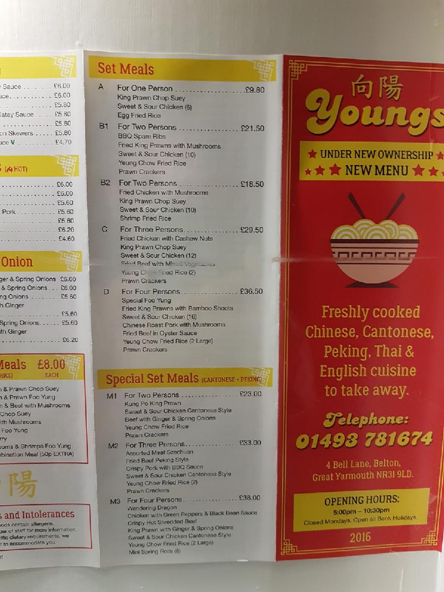 Menu At Youngs Chinese Fast Food Great Yarmouth menu-at-youngs-chinese-fast-food-great-yarmouth