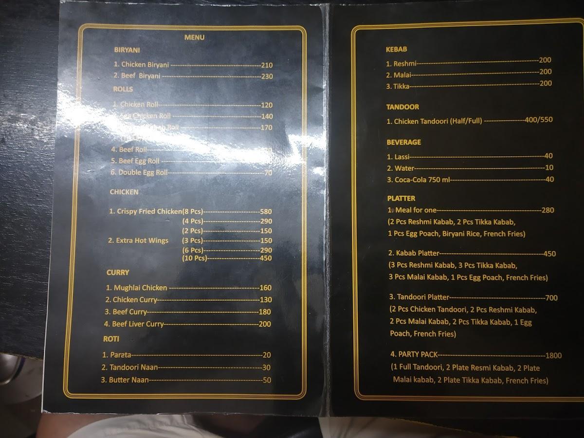 Menu at BIRYANI HOUSE, Dimapur, 04