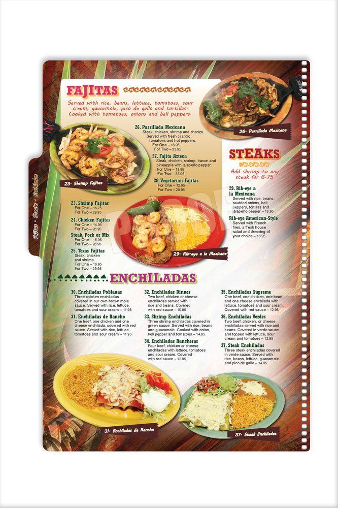 Menu at El Rodeo Mexican Restaurant - Robertsdale, Robertsdale