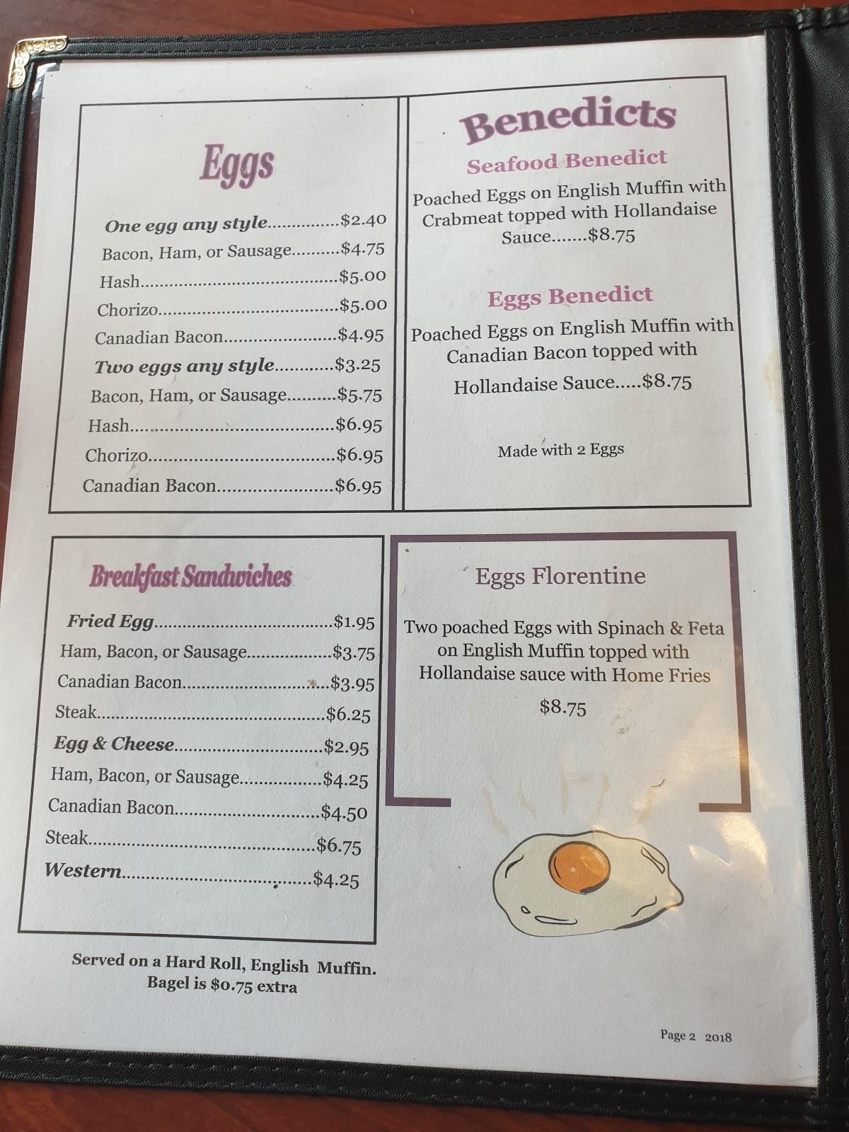 Menu at Mid Way Cafe, Ravena, Rte 9W