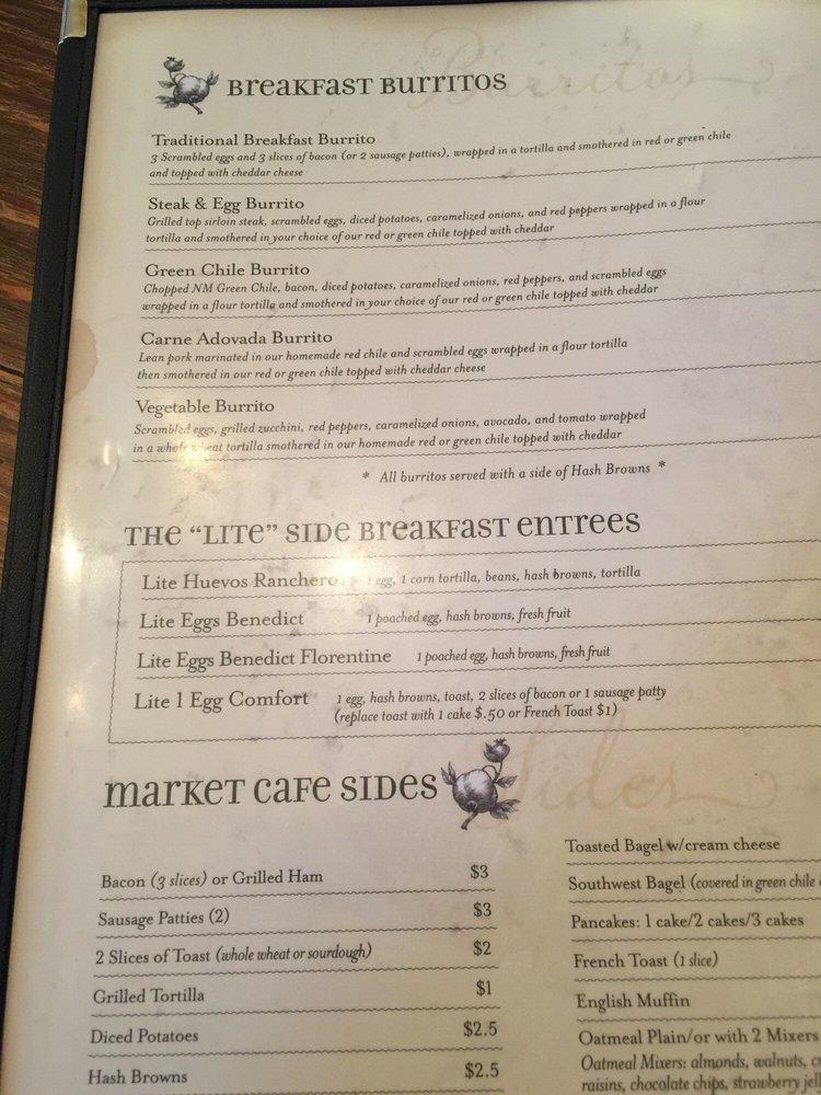 Menu at Hannah & Nate's cafe, Corrales, Corrales Rd