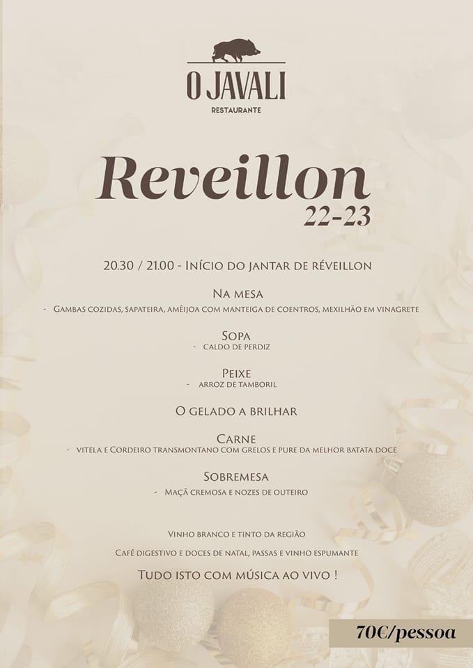 Menu em Restaurante Típico O Javali, Bragança