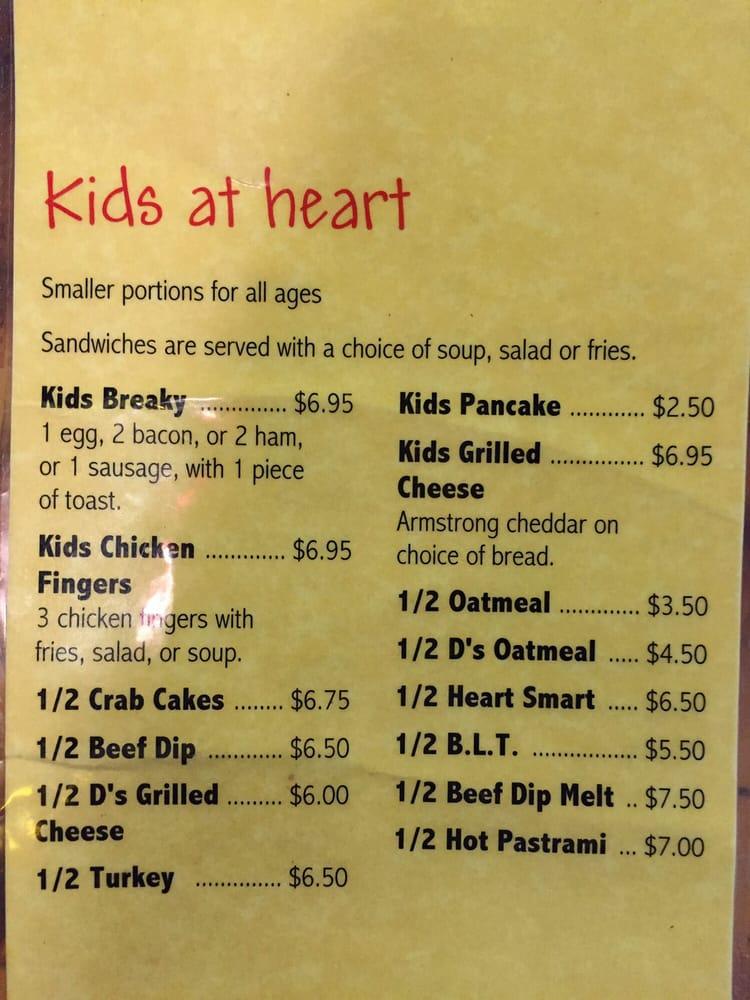 Menu at Chef Big D's Restaurant And Grill, Squamish