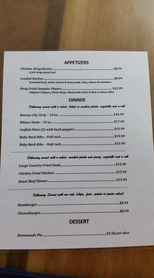 Menu at Hitching Post Restaurant, Abilene