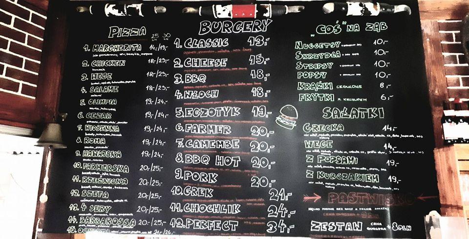 Menu at Perfect Burger restaurant, Wolsztyn