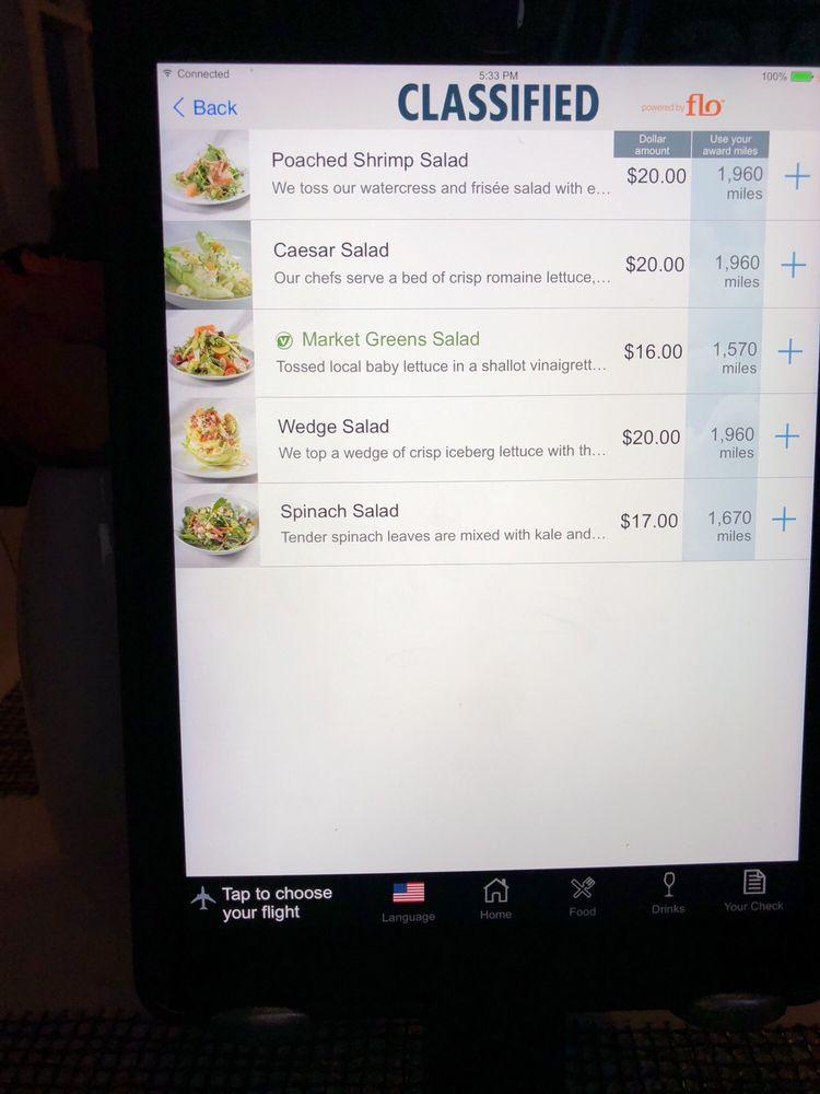 Menu at Classified pub & bar, Newark
