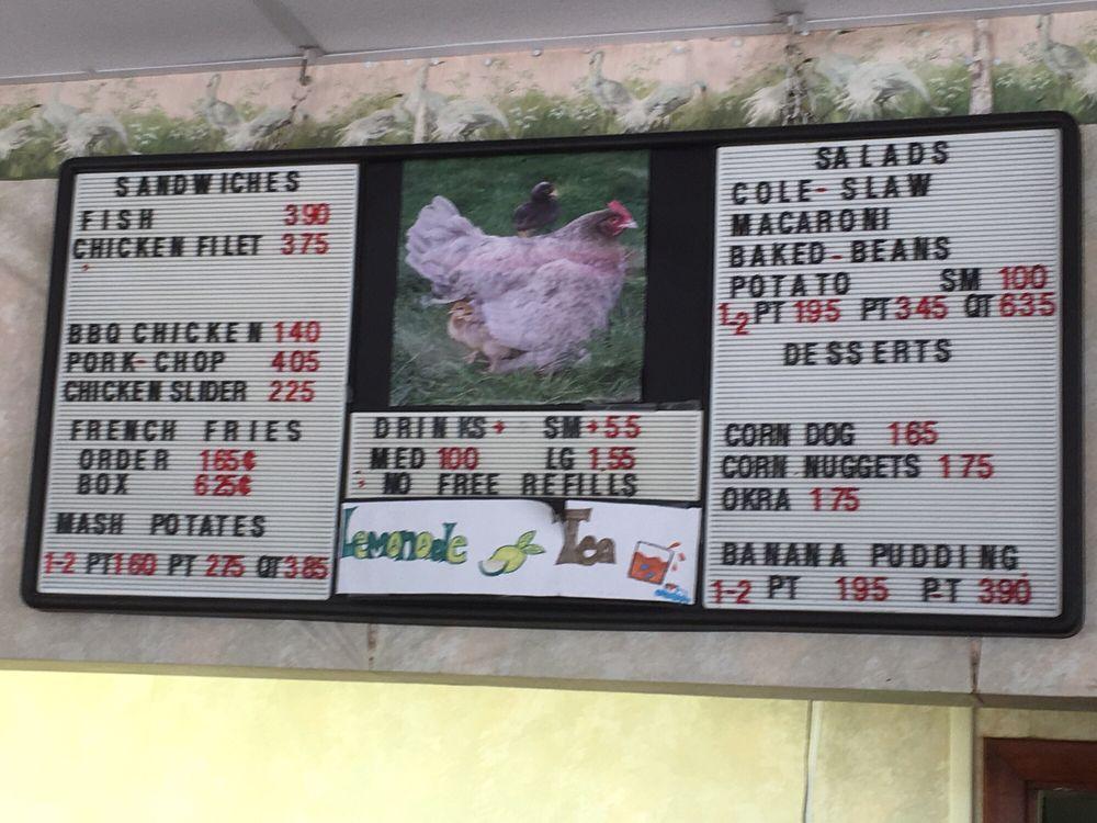 Menu at Dixie Fried Chicken restaurant, Belle Glade, 133 Dr M.L.K. Jr ...