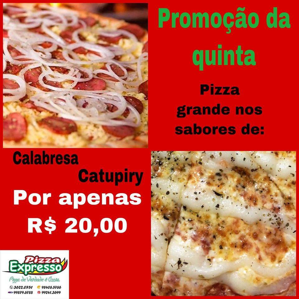 Menu at Pizza Expresso restaurant, Carpina