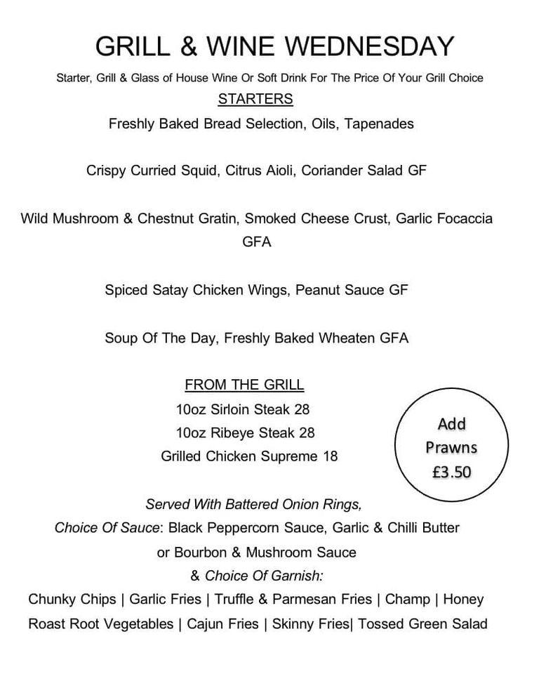 Menu at The Hoose Bistro restaurant, Belfast