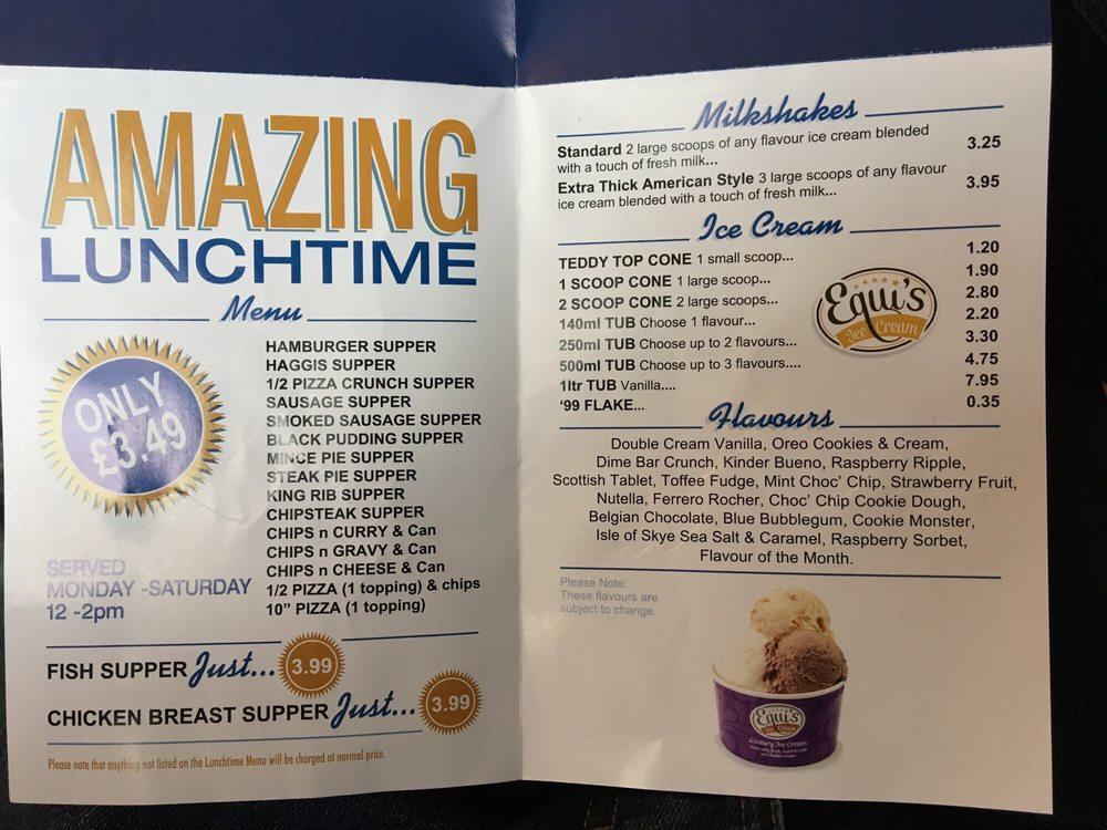 Marini's, 6 Lindsayfield Road in East Kilbride - Restaurant menu and ...