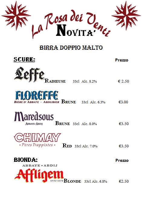 Menu at La Rosa dei Venti - Ristorante Pizzeria Ariano Irpino, Ariano ...