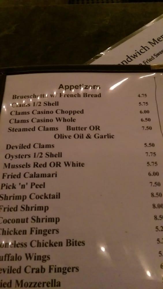 Menu at Kelly's Seafood restaurant, Philadelphia, Old Bustleton Ave