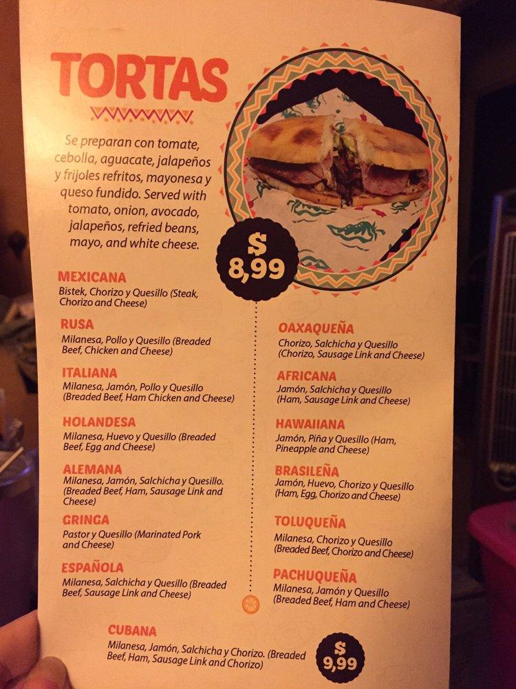 Menu at El Atoron restaurant, Mesquite, N Town E Blvd #124