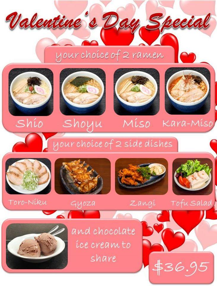 Menu at Hokkaido Ramen Santouka restaurant, Vancouver, 558 W Broadway