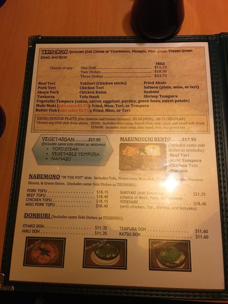 Menu at Kuni Restaurant and Catering, Waipahu