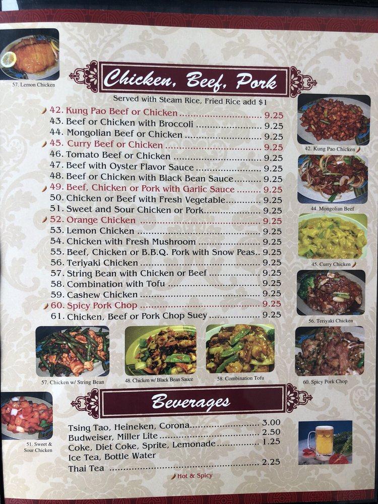 Menu at Little Asia Chinese Restaurant, Inglewood, Imperial Hwy.