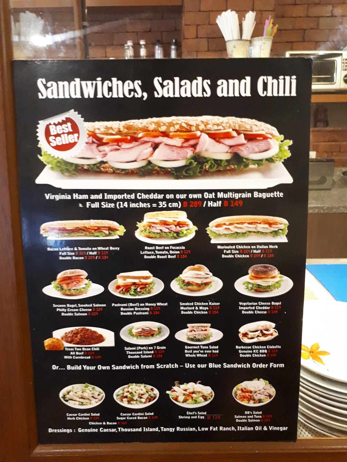 Menu at Cakery cafe by Pao, Pa Tong
