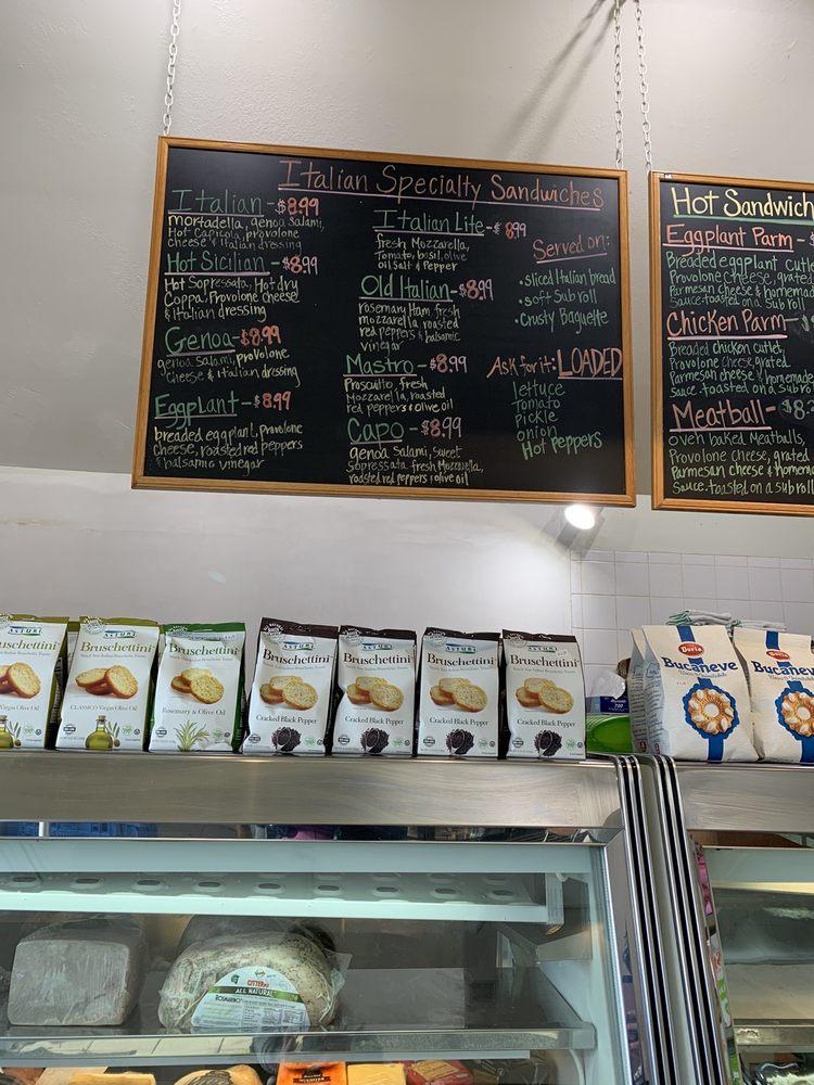 Menu at D'Orazio's Italian Marketplace, Duxbury