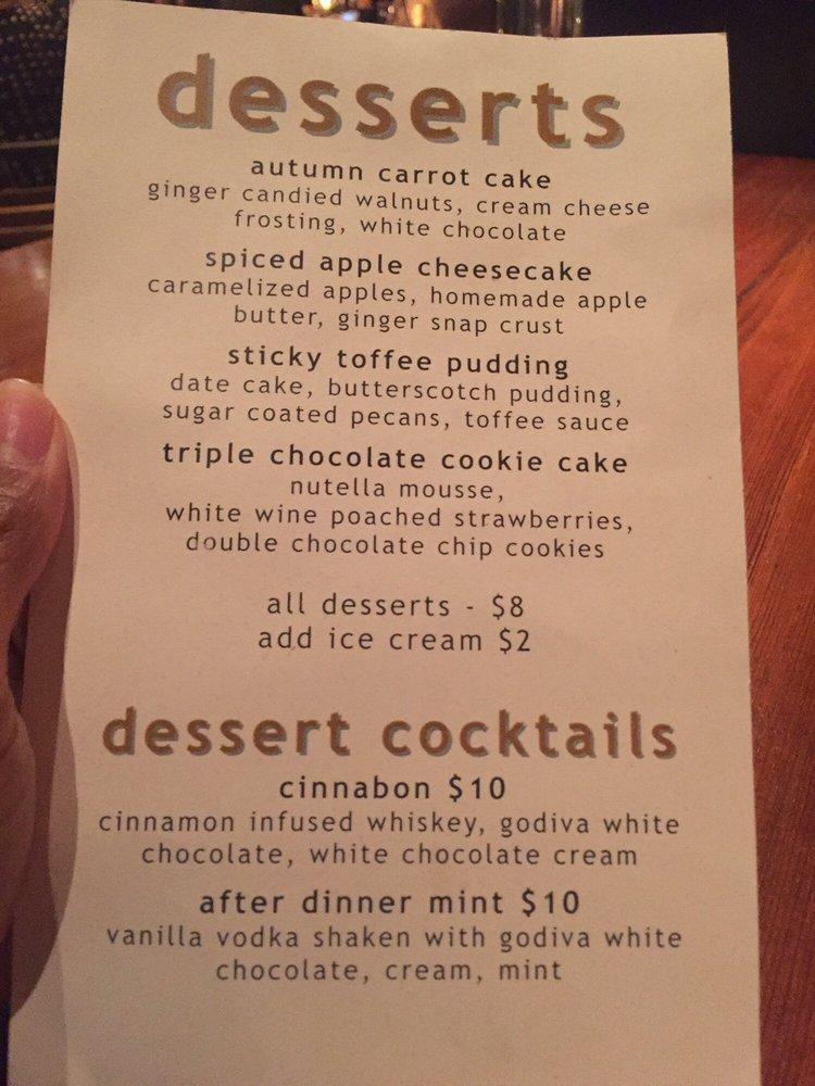 Menu at Central Restaurant, Montgomery