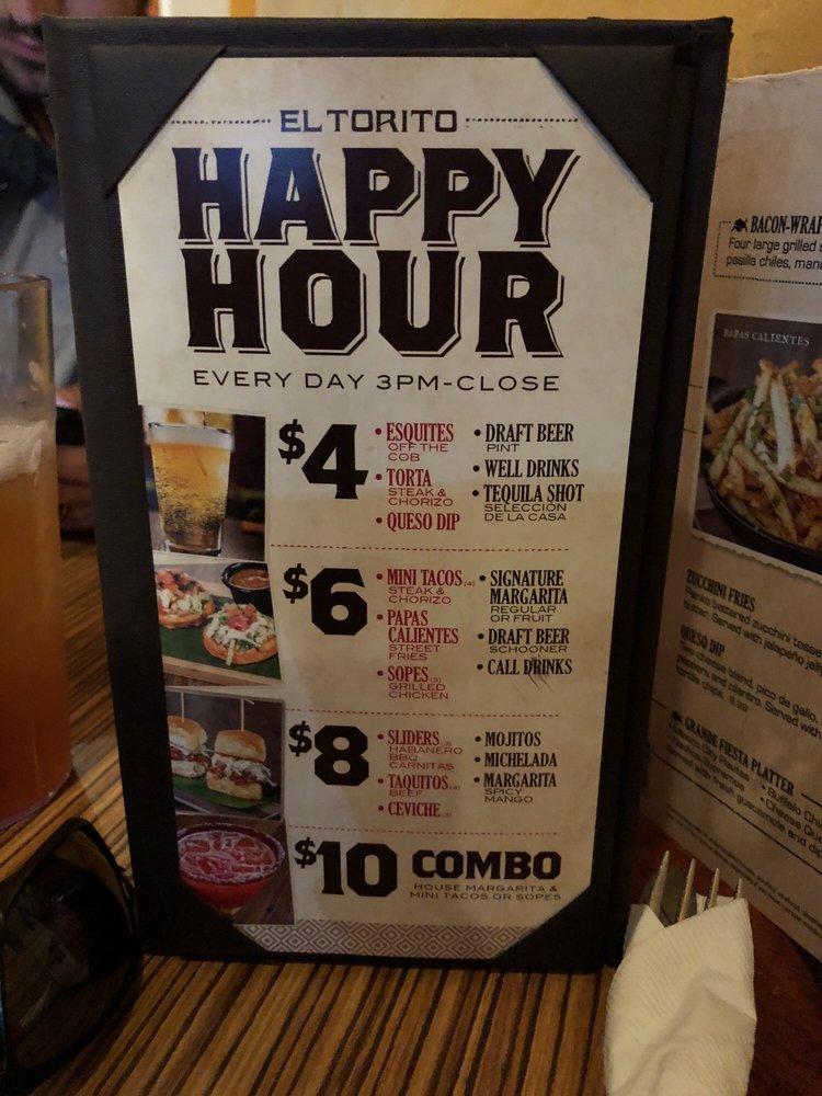Menu at El Torito pub & bar, Milpitas
