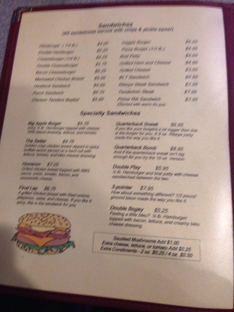 Menu at Big Apple Pub & Grill, Manitowoc