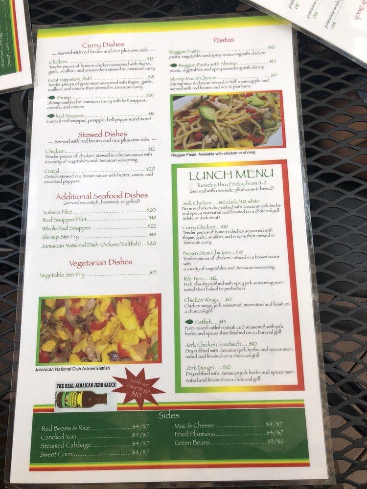 Menu at Cool Runnings Restaurant & Bar, Michigan City, 501 Center St
