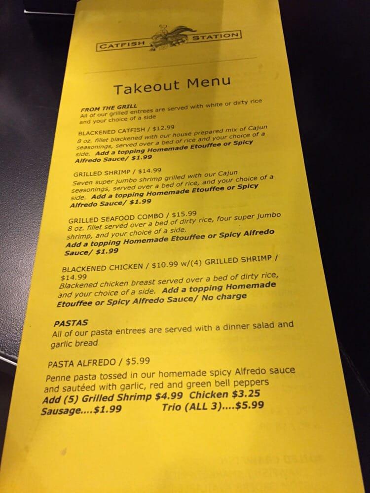 Menu at The Station Seafood Company restaurant, Houston