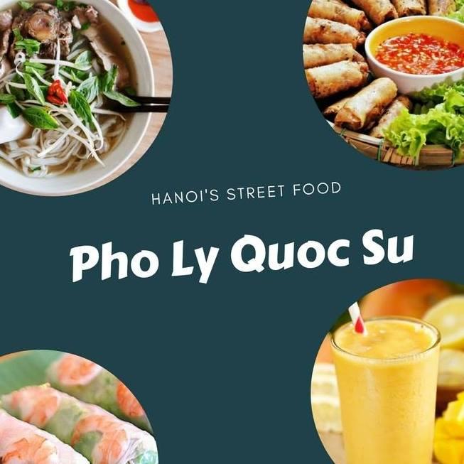 Menu at Pho Ly Quoc Su cafe, Moscow, Krasnoprudnaya Ulitsa