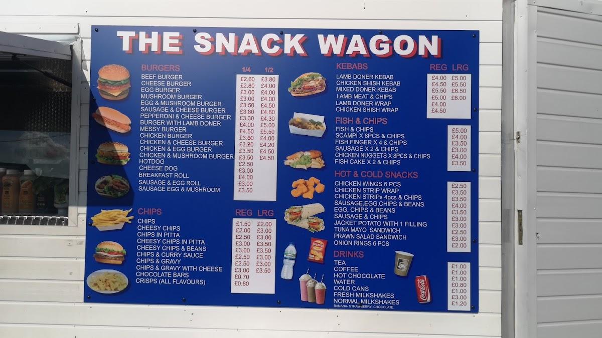 Menu at THE SNACK WAGON restaurant, Portsmouth