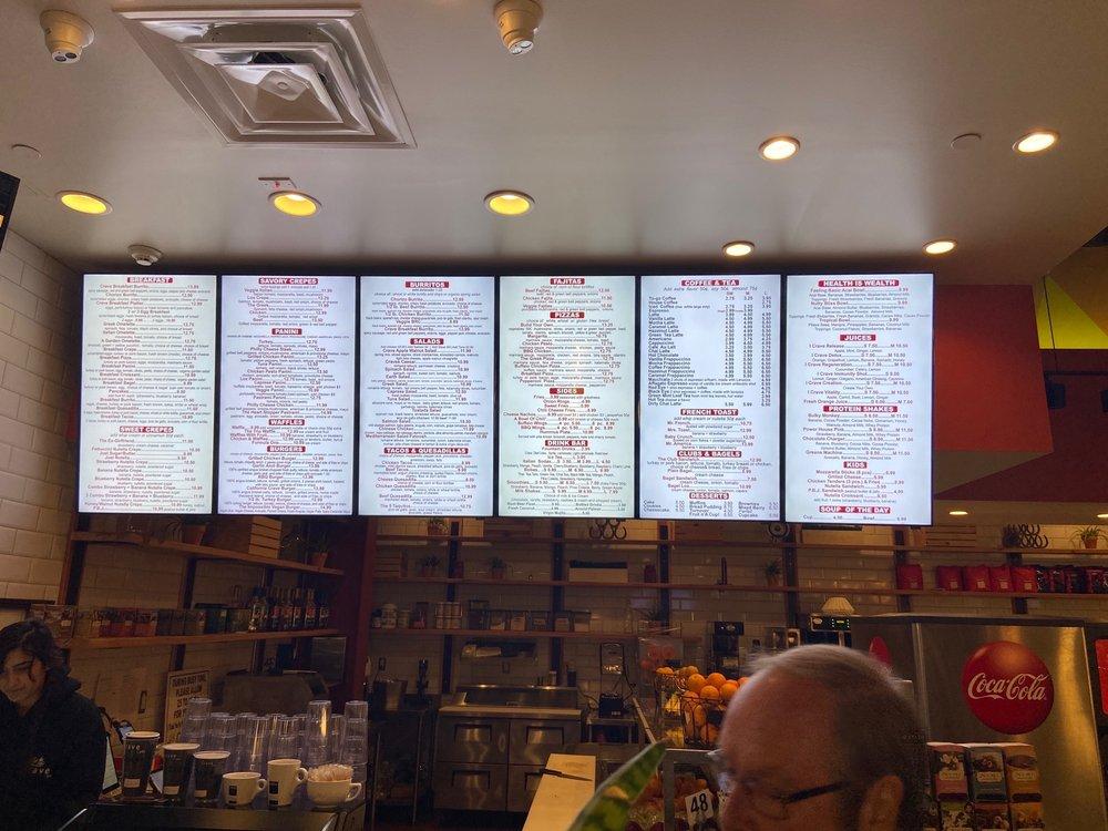 Menu at Crave Cafe, Los Angeles, Vanowen St Ste E