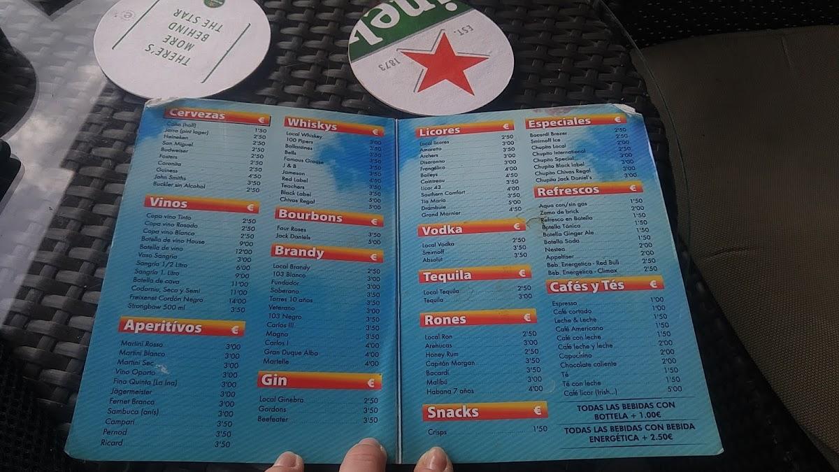 Menu at Nestor's Restaurant & Steakhouse, Castillo Caleta de Fuste