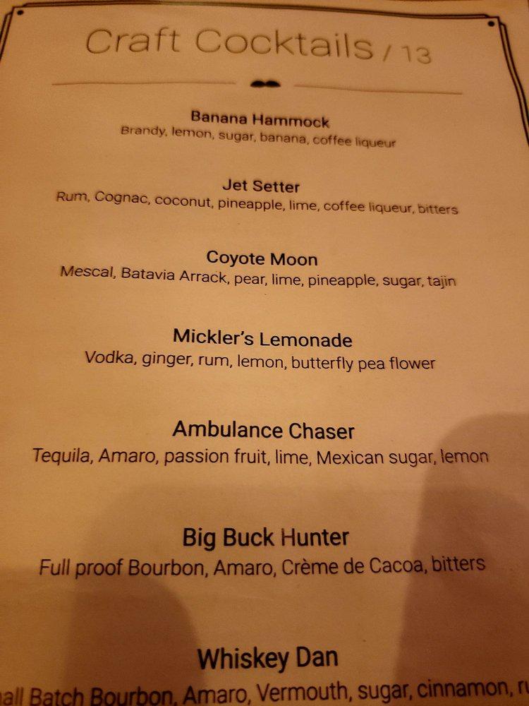 Menu at V Pizza & Julep - Palm Valley pub & bar, Palm Valley