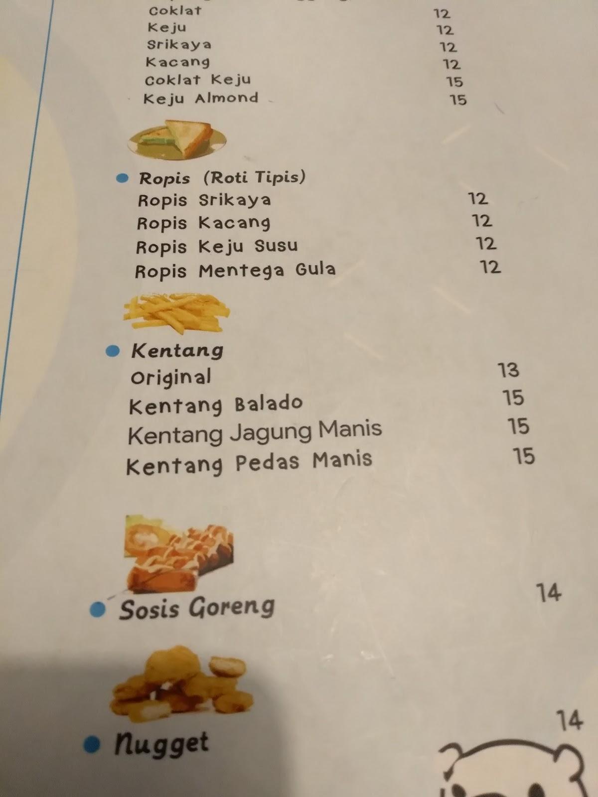 Carta de Cafe Papa Bear, Tengah