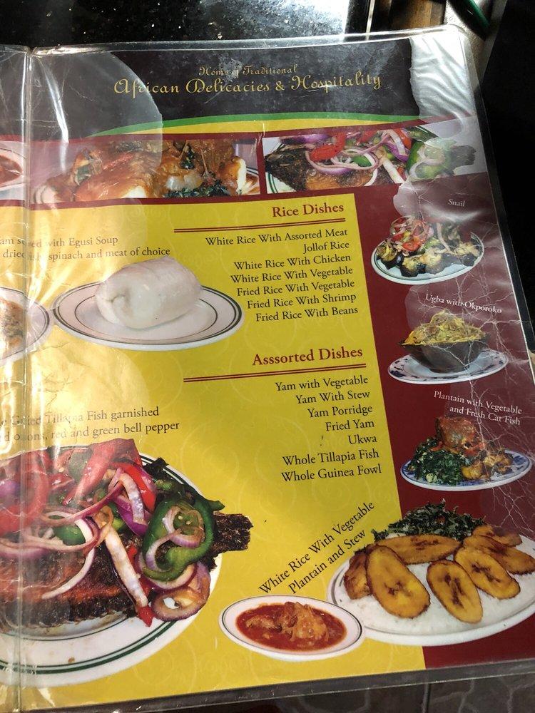 Menu at United Sisters restaurant, Houston, W Bellfort Ave.