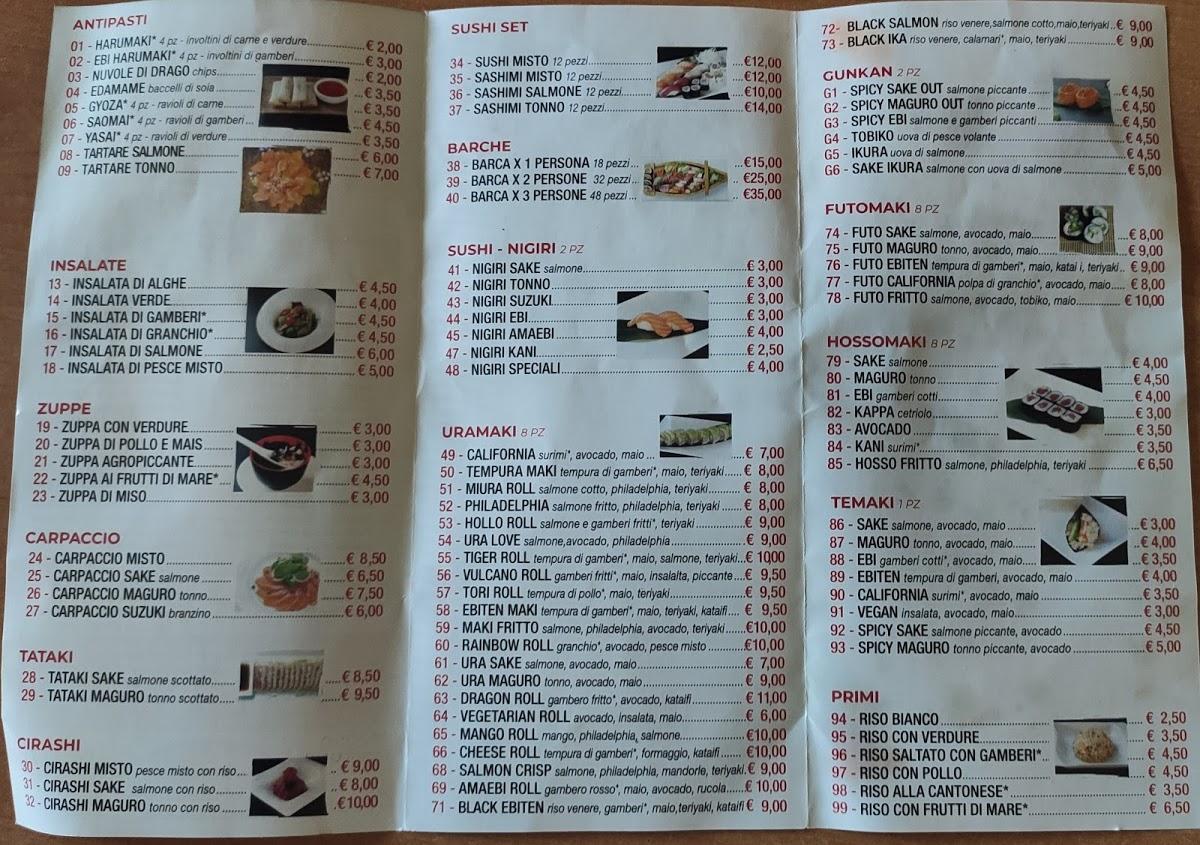 Menu at XING WANG Café restaurant, La Loggia