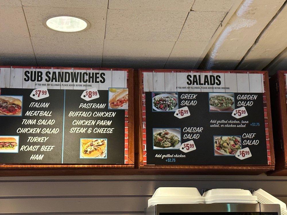 Menu at Broad Street Paulies restaurant, Boston