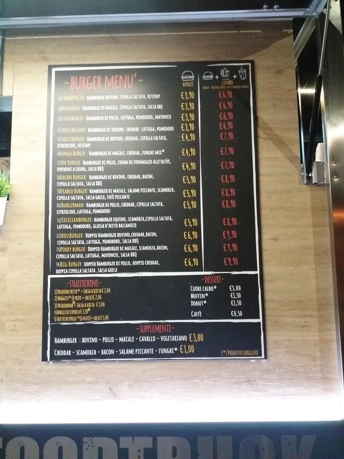 Menu at Burgerman Steak House restaurant, Valverde