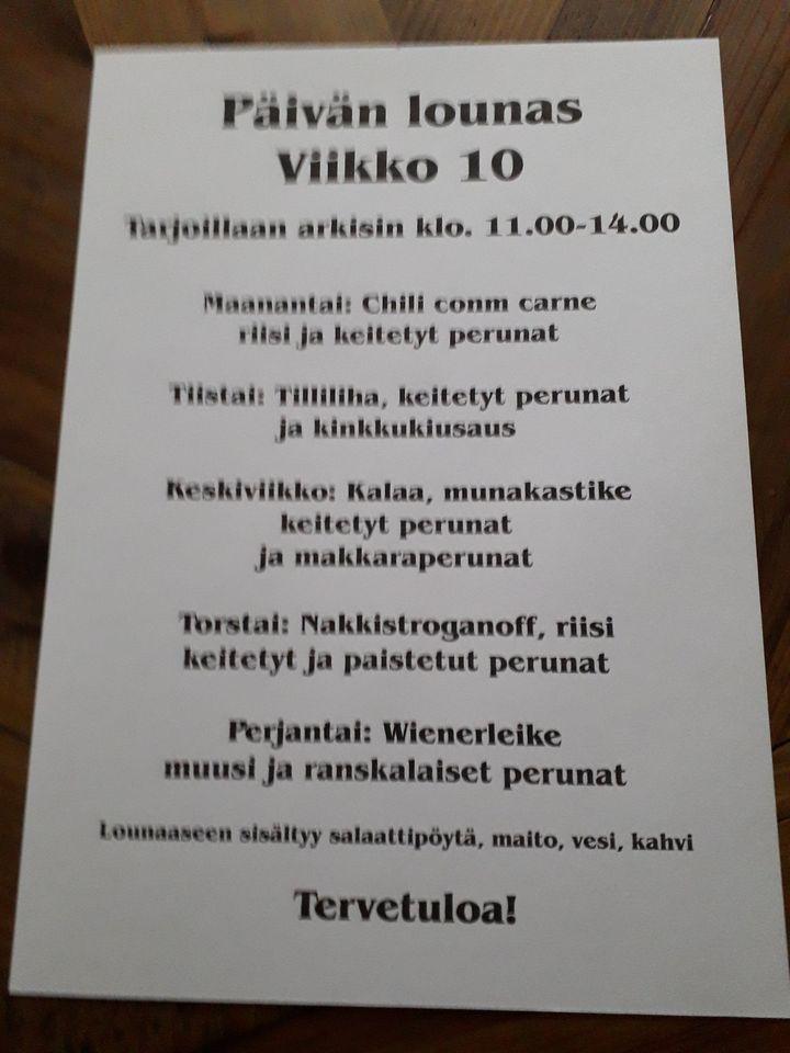 Menu at Strandhotellet - Restaurang Strand restaurant, Dalsbruk
