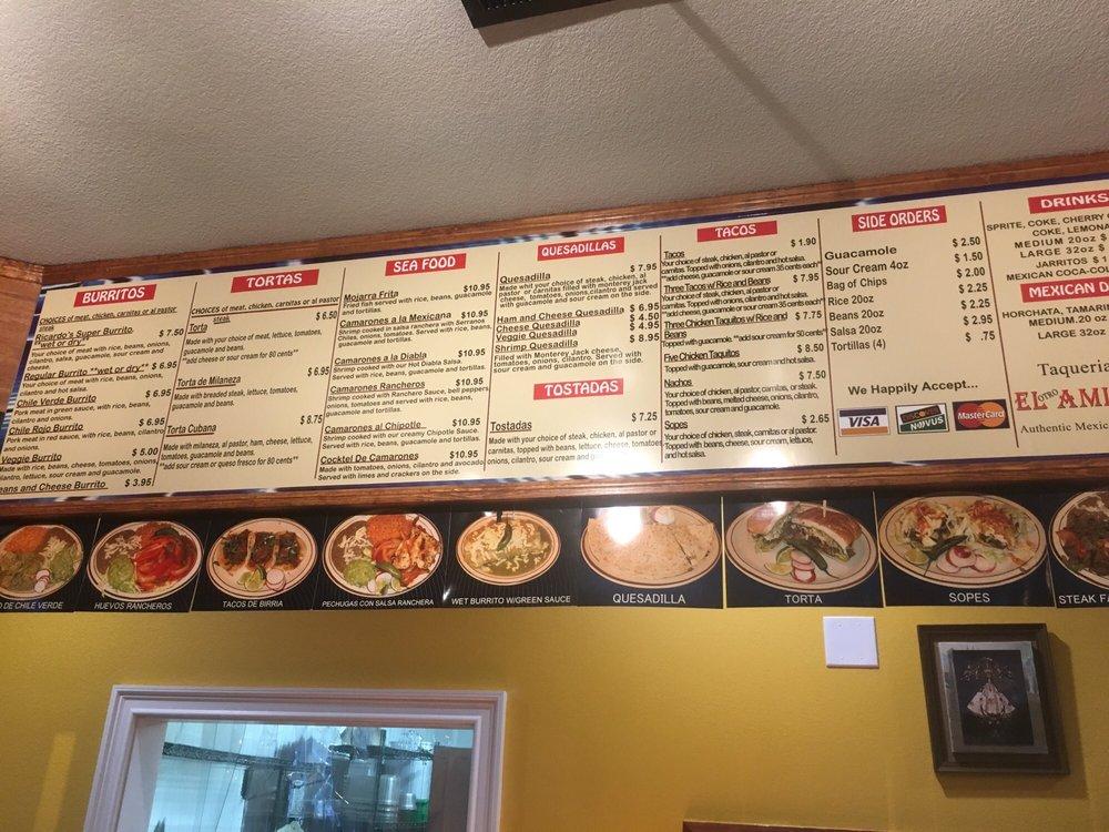 Menu at El Pollo Loco fast food, Torrance, Crenshaw Blvd