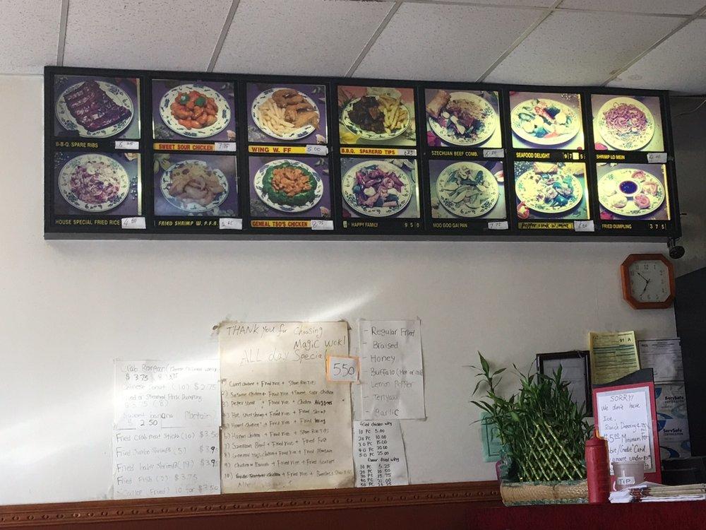 Menu at Magic Wok Chinese Food Restaurant, Pine Lake
